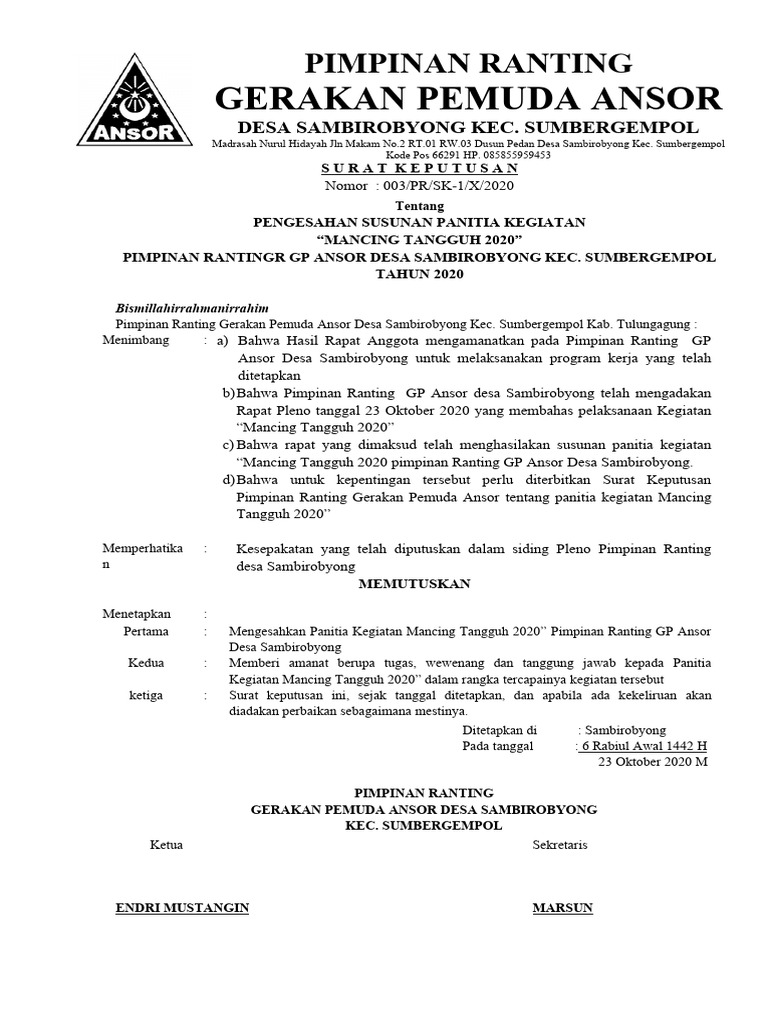 003 SK Panitia Mancing | PDF