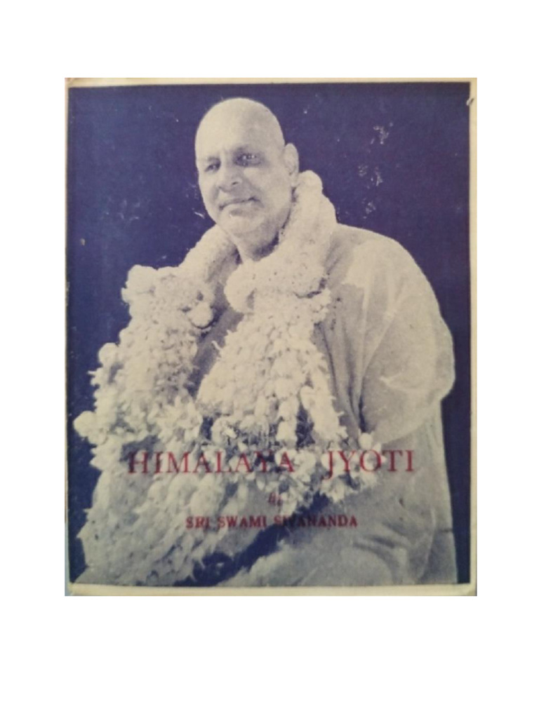 Himalaya Jyoti by Sri Swami Sivananda | PDF | Brahman | Ātman (Hinduism)