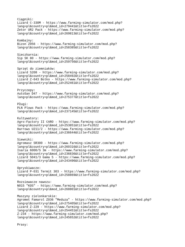 Modpack Linki Oryginalne Puma145 | PDF | Business | Computers