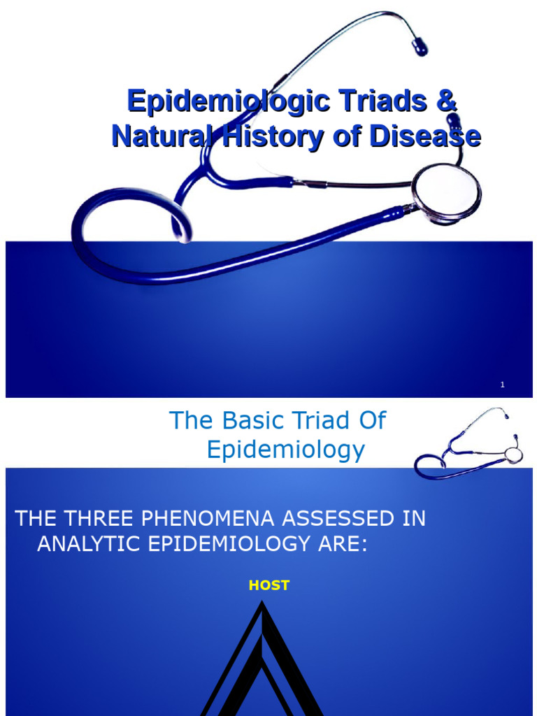 Epidemiologic Triads and Disease Progression | PDF | Health Care ...