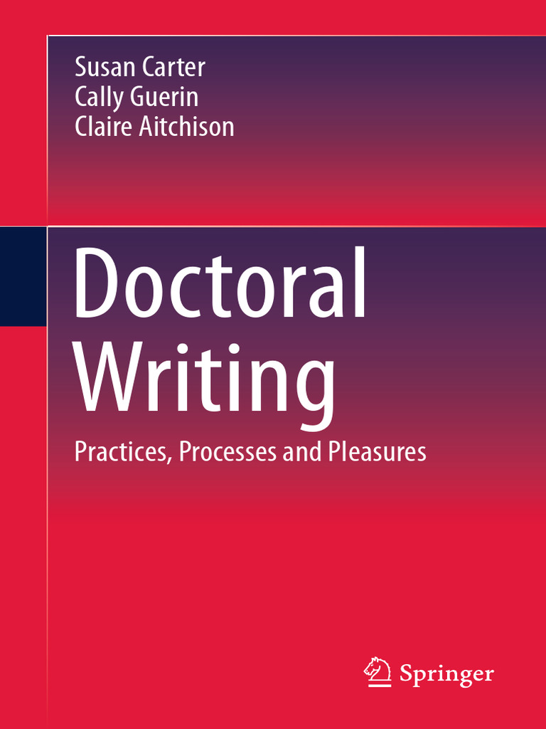 Carter, Guerin, Aitchison - 2020 - Doctoral Writing-Annotated | PDF ...