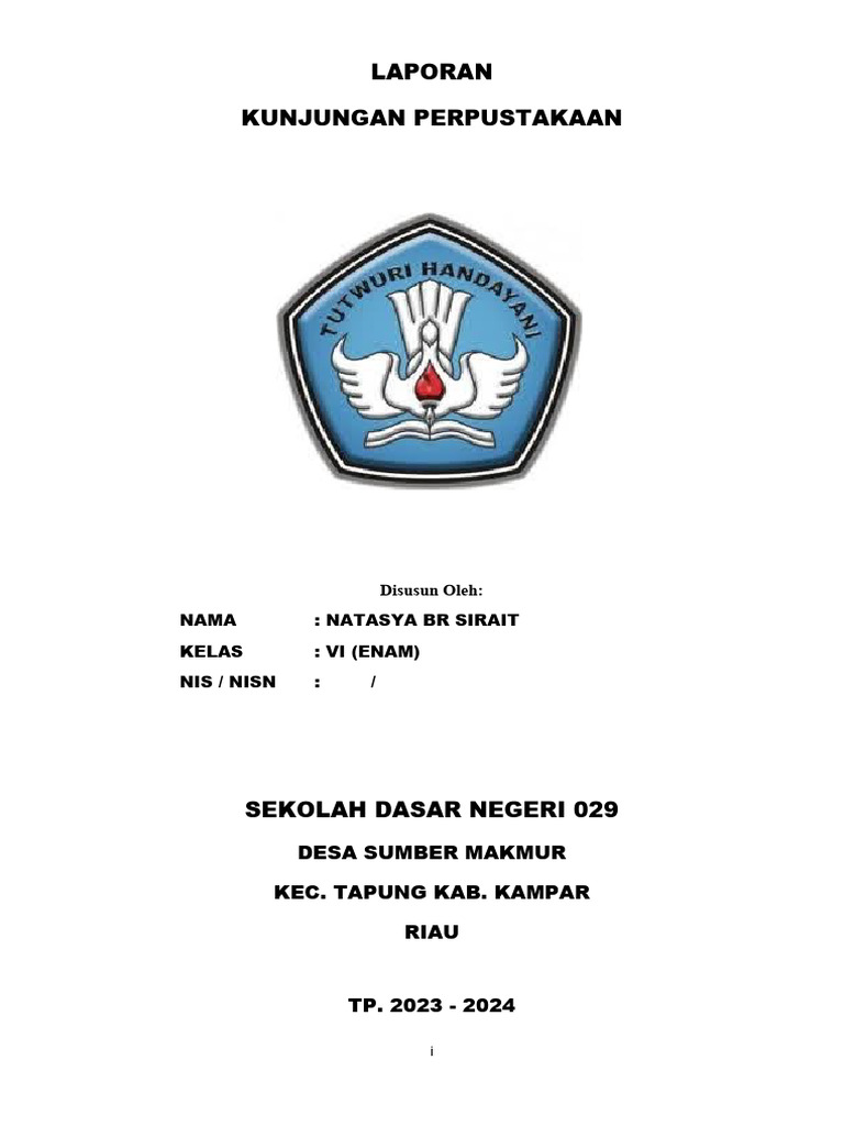 Laporan Kunjungan Perpustakaan | PDF