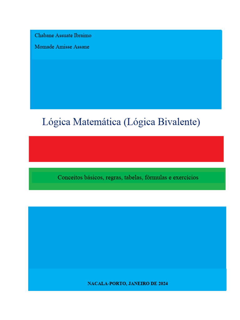 Logica Matematica - Dr. Chabane | PDF | Lógica matemática | Semiótica