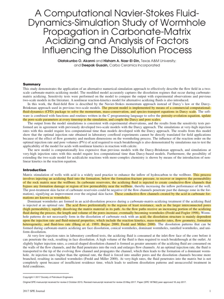 A Computational Navier-Stokes Fluid-Dynamics-Simulation Study of ...