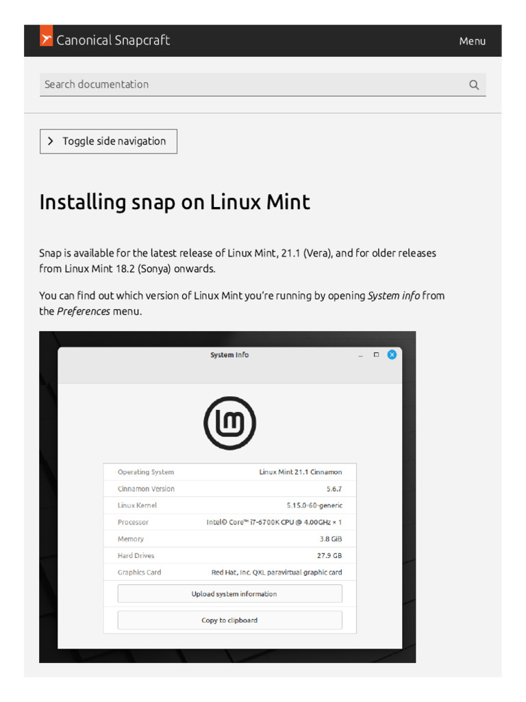 How To Install Snap On Linux Mint | PDF