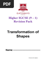 42 Mixed-Transformations (Answered) | PDF | Shape | Euclidean Vector