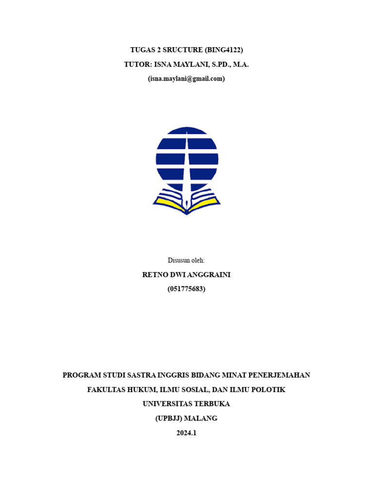 Tugas 2 Structure | PDF