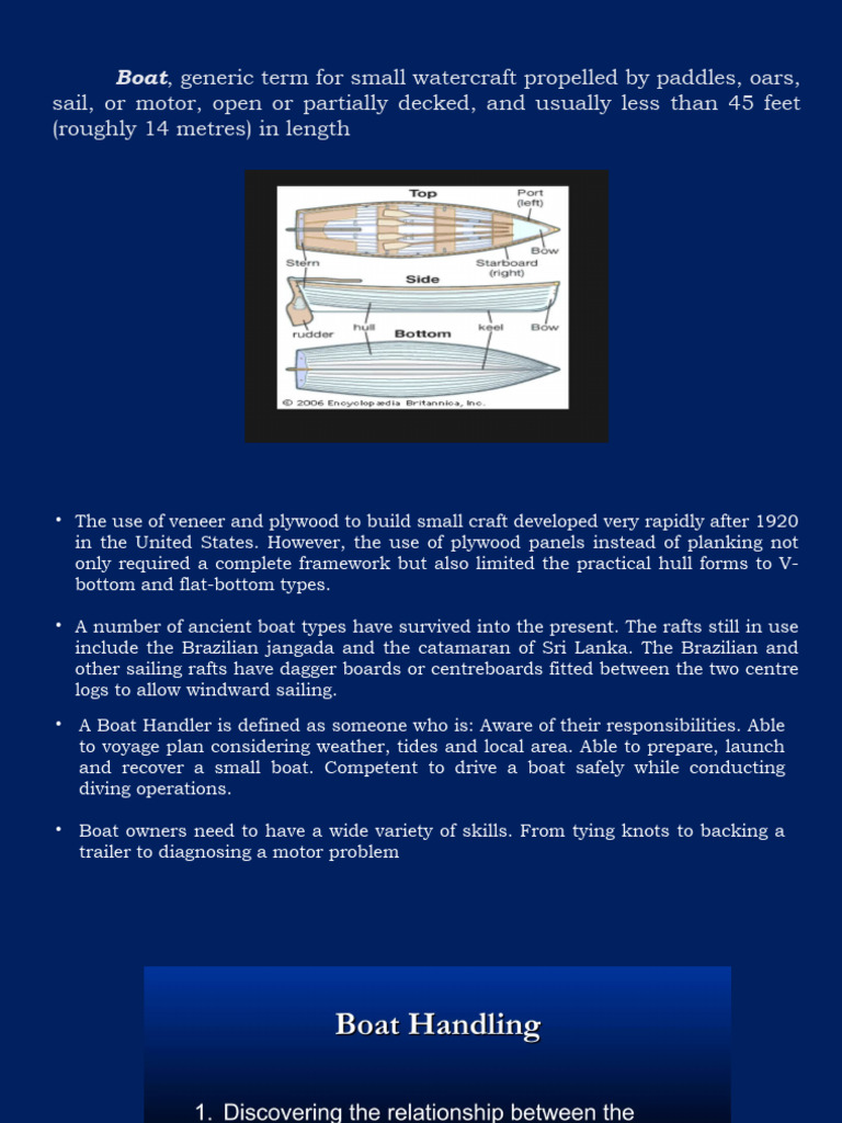 Boat Handling | PDF | Boats | Shipping