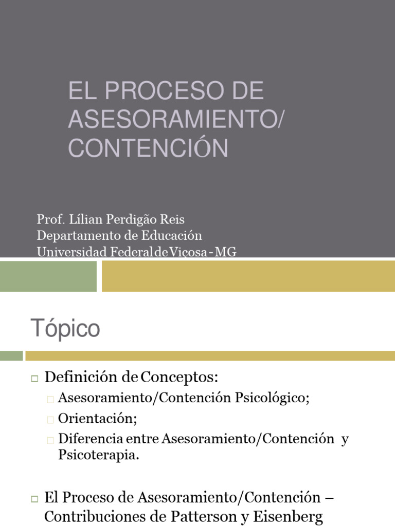 Reis (2020) El Proceso de Contención. Español | PDF | Comunicación ...
