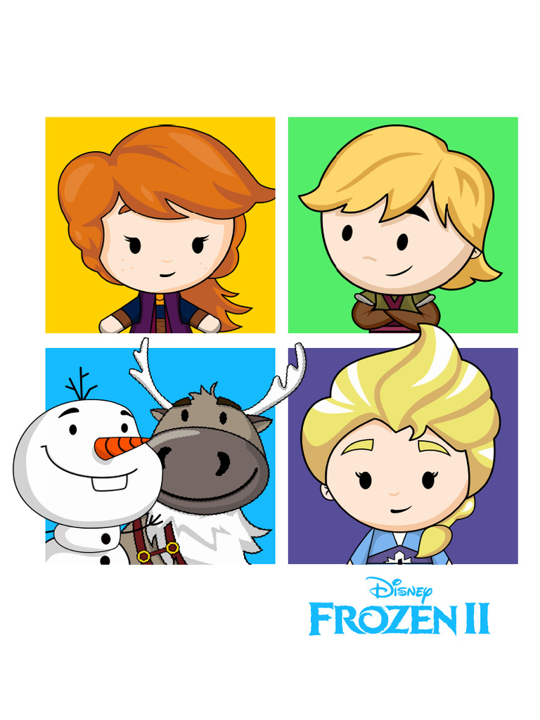 Pack Frozen - 4 Personajes | PDF