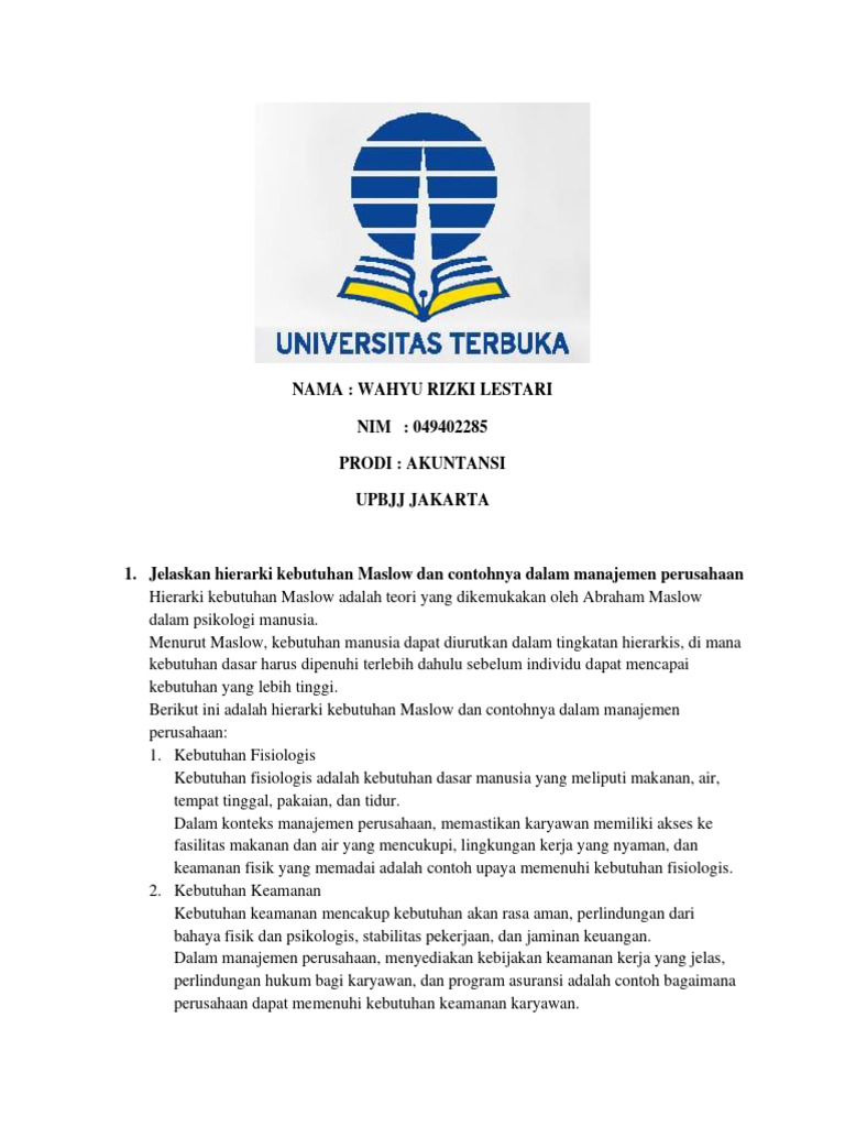 Tugas 3 Peng Bisnis | PDF | Karier & Perkembangan | Bisnis