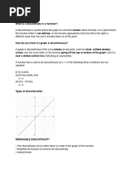 Types of Discontinuities Explained | PDF | Continuous Function ...