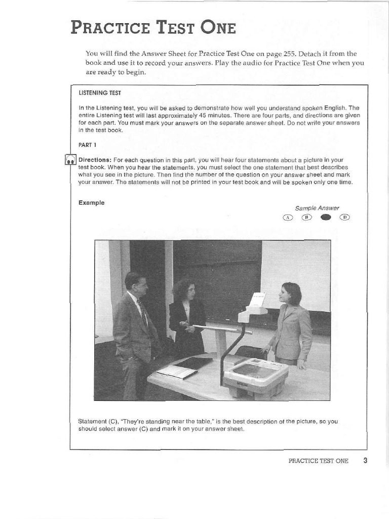 TOEIC Test + Answer Key | PDF | Direct Marketing | Newspapers