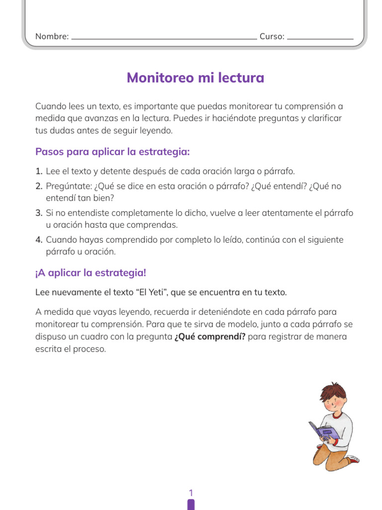 P106 Monit Lect Impreso | PDF | Yeti
