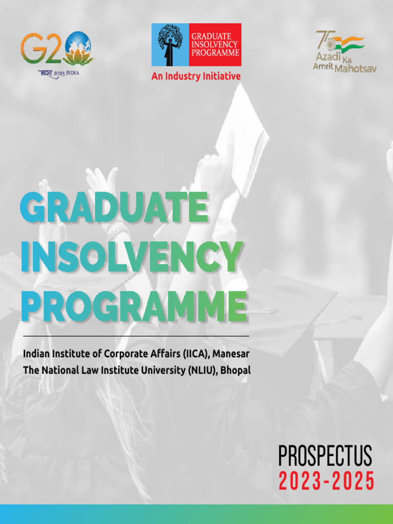 GIP Admission Brochure 2023 | PDF | Bankruptcy | Business