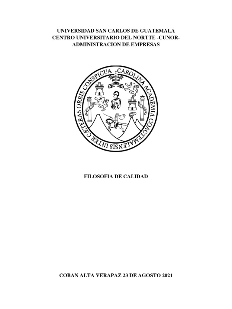 Filosofias | PDF | Calidad (comercial) | Business
