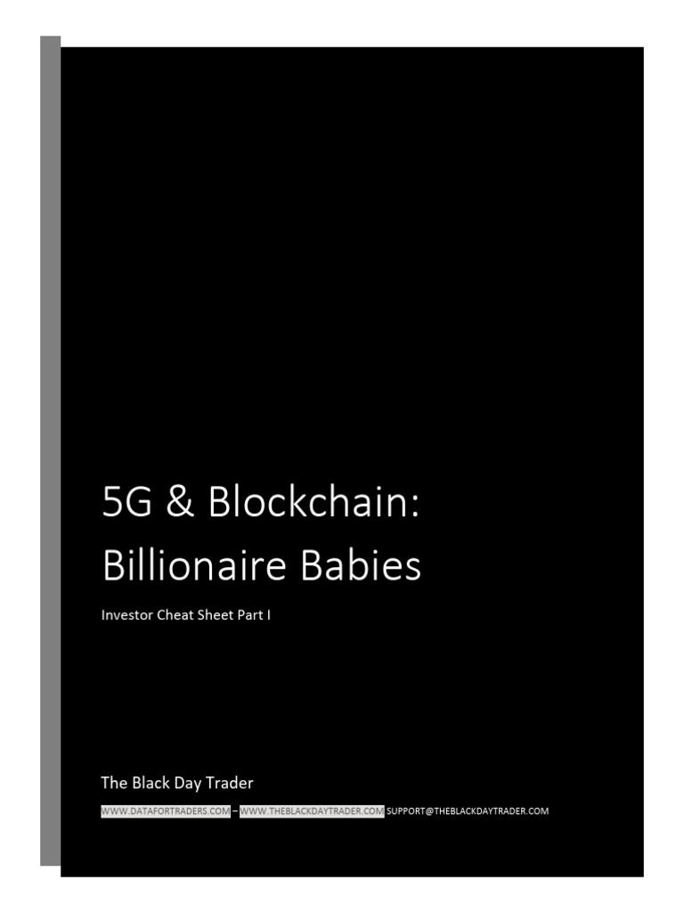 5G & Blockchain - Billionaire Babies | PDF | Internet Of Things ...
