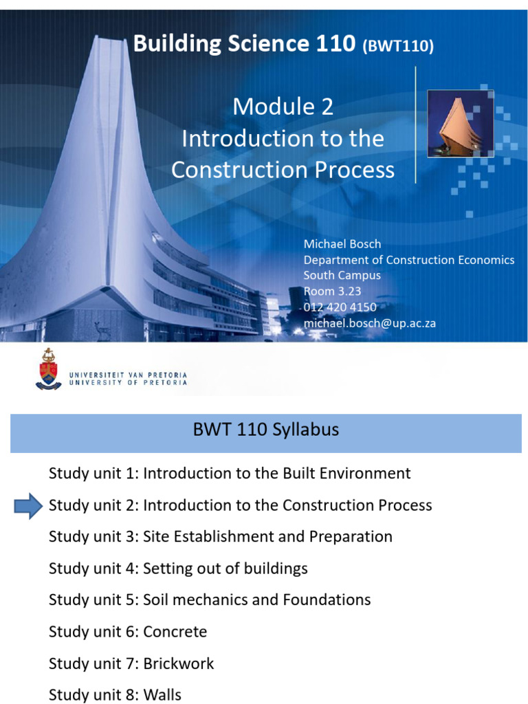 2 - Introduction To The Construction Process - Presentation | PDF ...