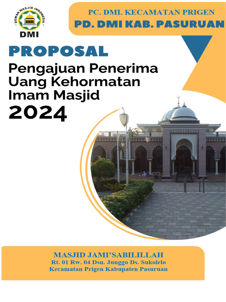 Proposal Masjid (Imam) | PDF