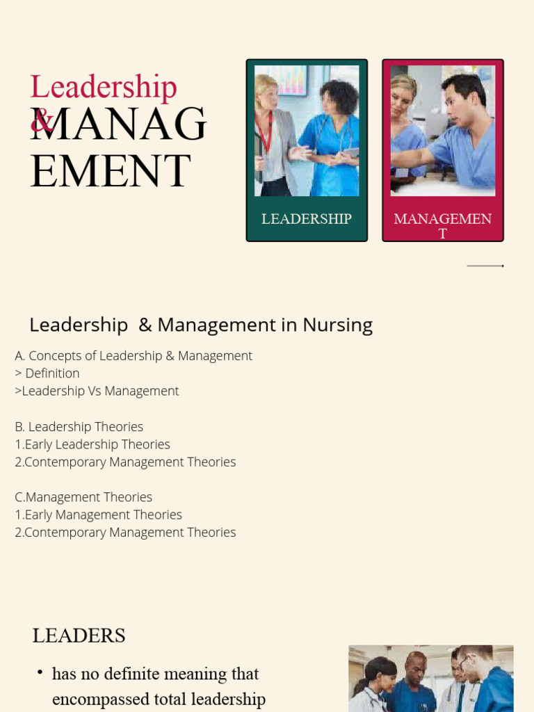 Nursing Leadership Essentials | PDF | Leadership | Transformational ...