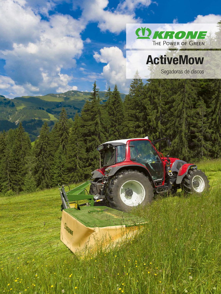 Segadoras de discos ActiveMow KRONE | PDF | Engranaje | Tractor