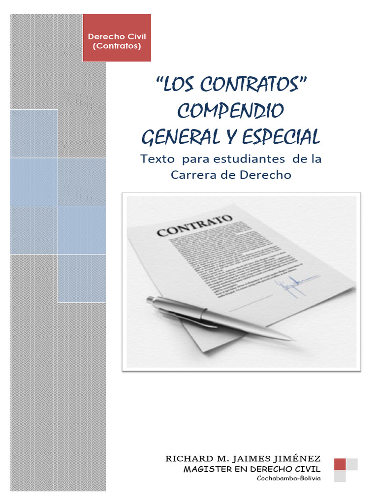 Texto Contratos I (Parte General) | PDF | Derecho civil (sistema legal ...