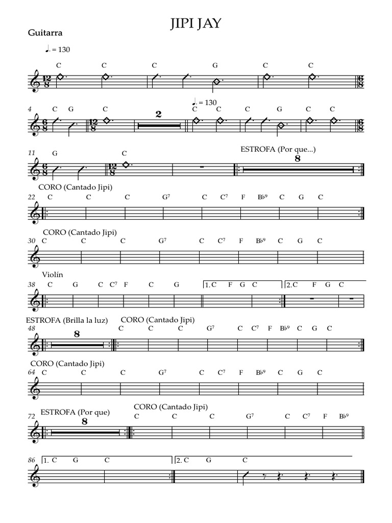 JIPI JAY EN C - Guitarra | PDF