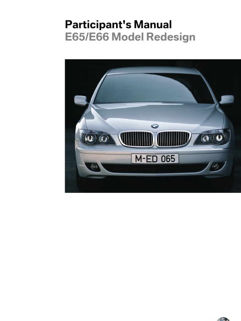 E65 - 66 Model Redesign | PDF | V8 Engine | Fuel Injection