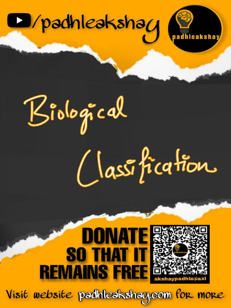 Biological Classification Overview | PDF | Sexual Reproduction | Fungus