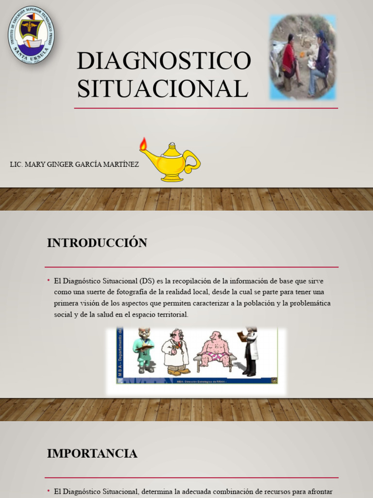 Diagnóstico Situacional en Salud | PDF | Cuidado de la salud