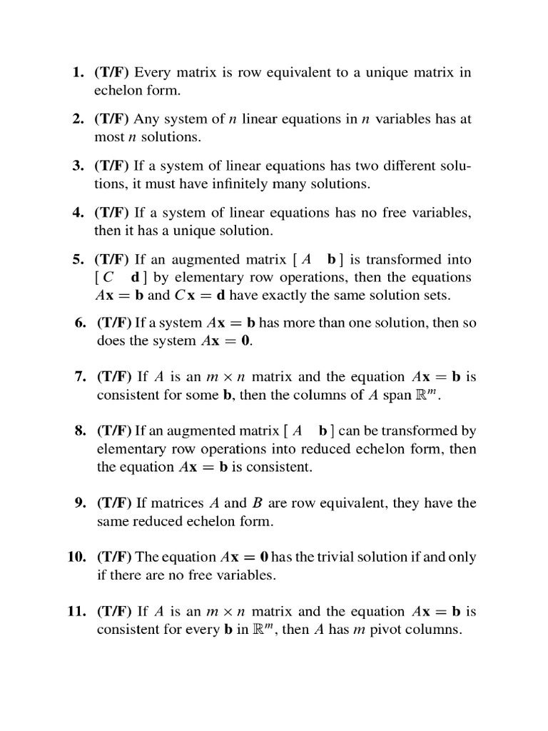 Chapter 1 Supplementary Exercises | PDF