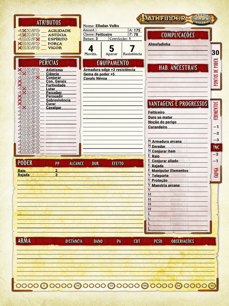 swpf_ficha_de_personagem_editavel | PDF