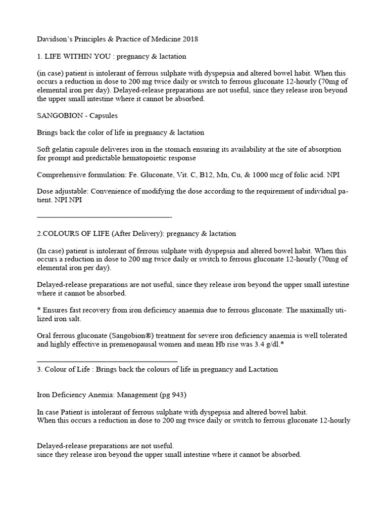 Scripts Material | PDF | Anemia | Medical Specialties