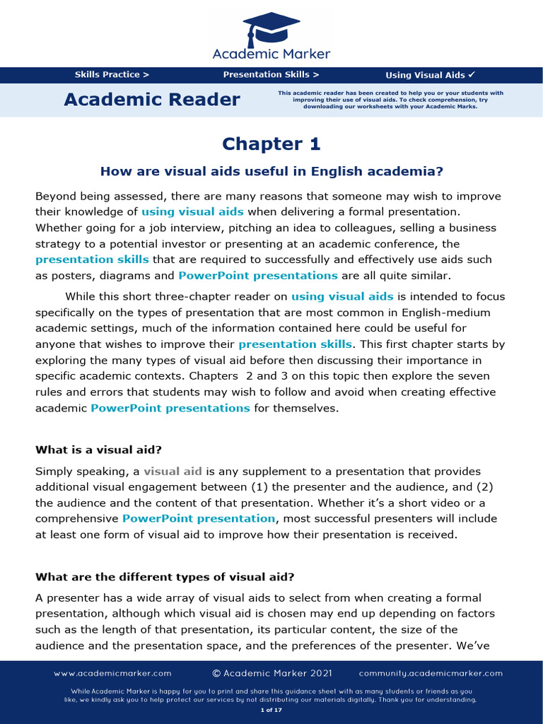5 Presentation Using Visual Aids All in 1 Pack Academic Marker | Download Free PDF | Microsoft ...