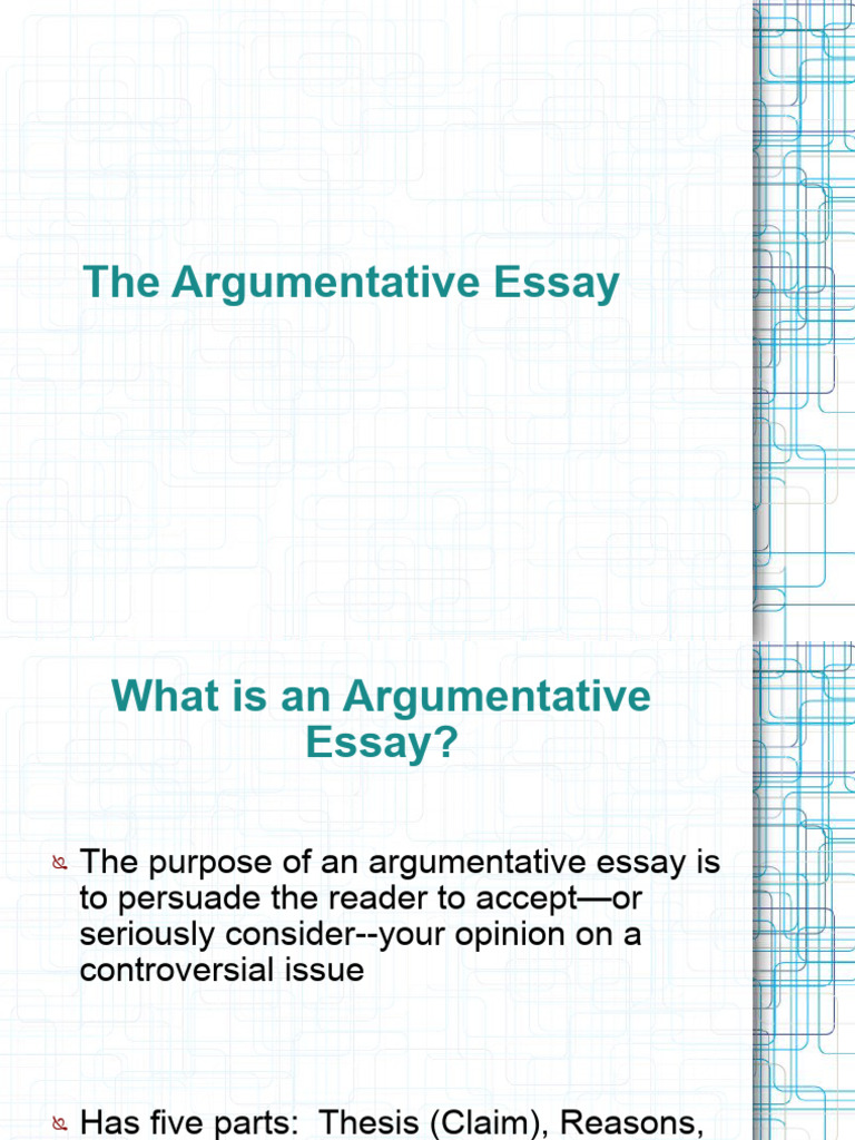 Guide to Writing Argumentative Essays | PDF | Evidence | Reason