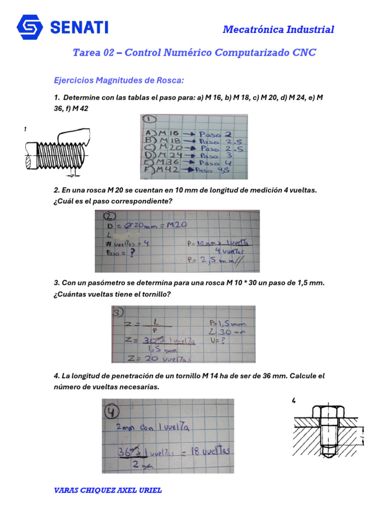 Tarea - CNC | PDF