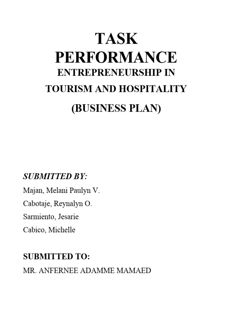 TASK-PERFORMANCE-G6-ENTREP (1) | PDF | Marketing | Business Economics