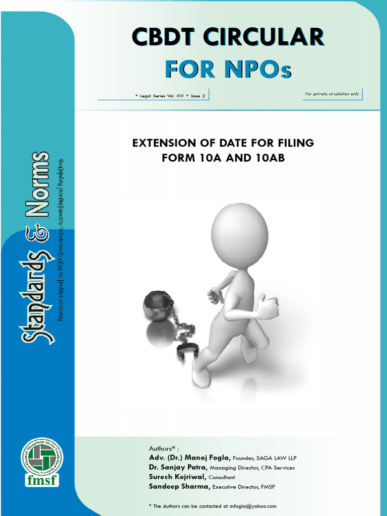 NPO Circular | PDF | Cheque | Payments