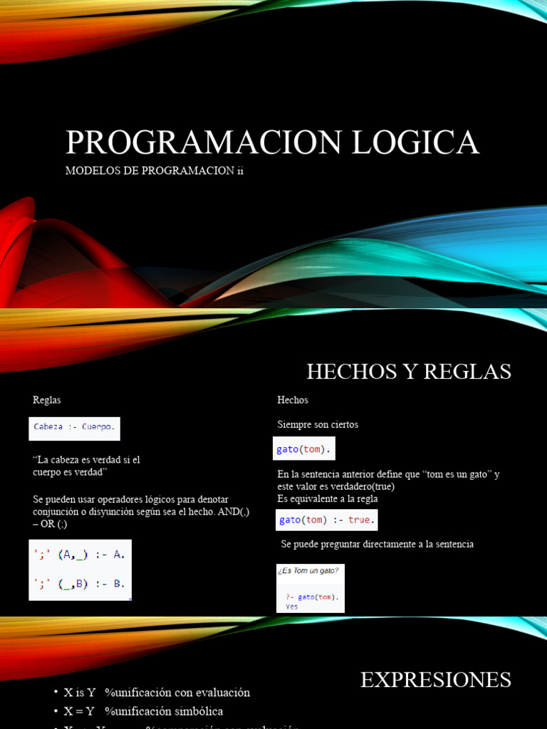 Programacion Logica Modelos 2 | PDF | Lenguaje de programación | Programación de computadoras
