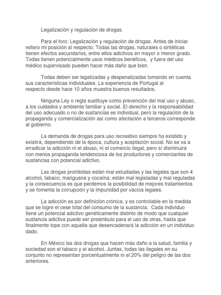 Manuel Alberto Trava | PDF | Drogas | La dependencia de sustancias