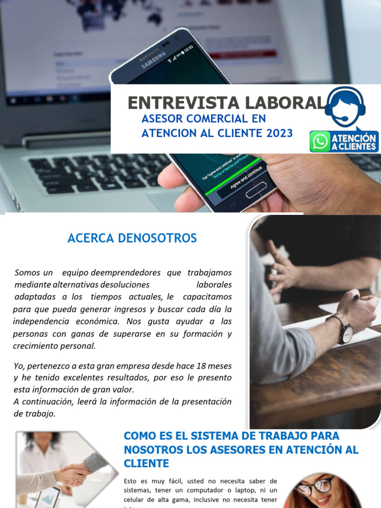 Chat Center Atencion Al Cliente Whats App | PDF | Bancos | Business