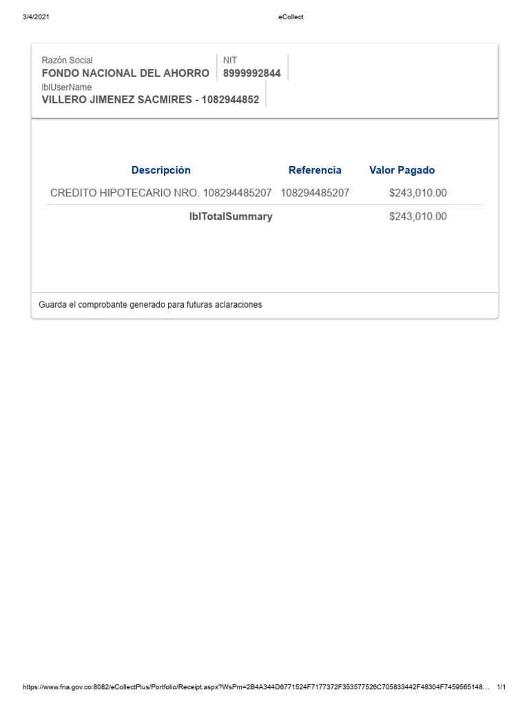 Fna 1 de Abril 2021 | PDF