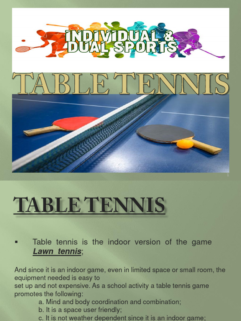 Pe 2 Table Tennis | PDF | Table Tennis | Ball Games