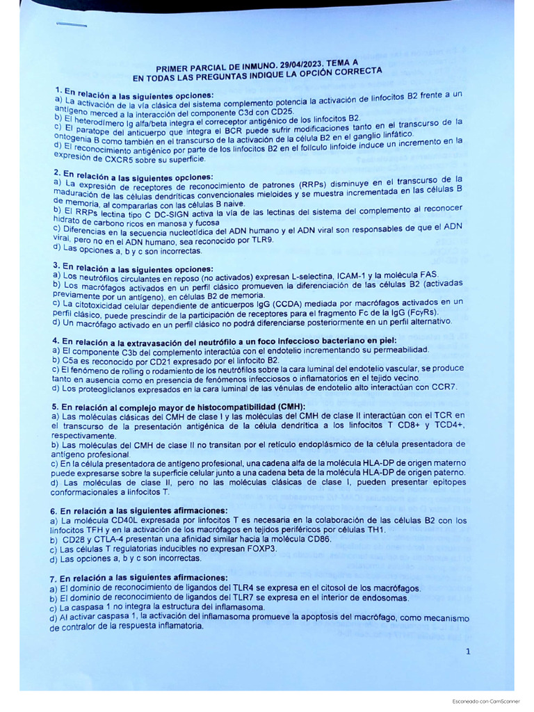 Modelo de Examen | PDF