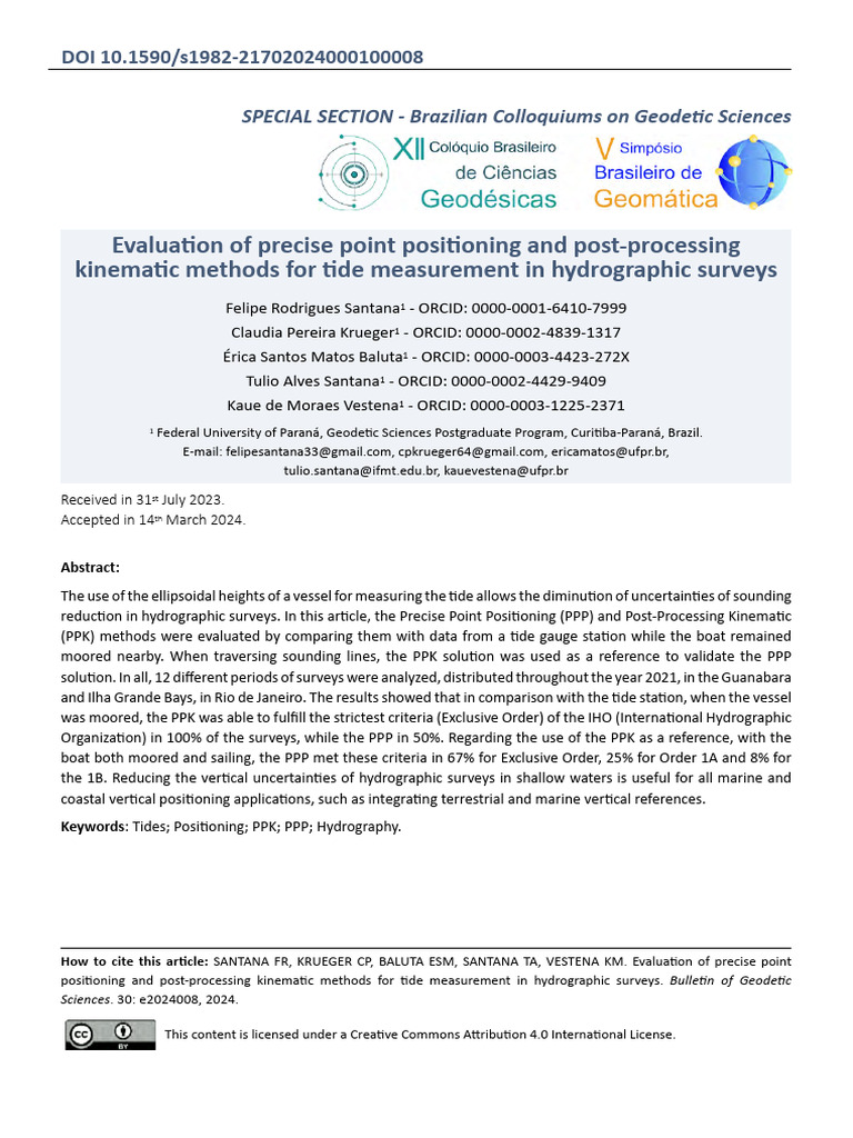 Evaluation of precise point positioning and post-processing | PDF | Surveying