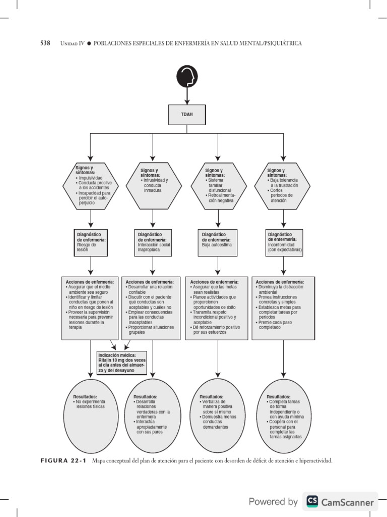 CUADRO Trastorno Por TDH | PDF | Desorden hiperactivo y deficit de ...