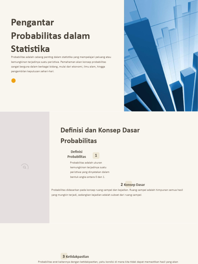 Dasar-Dasar Probabilitas dalam Statistika | PDF