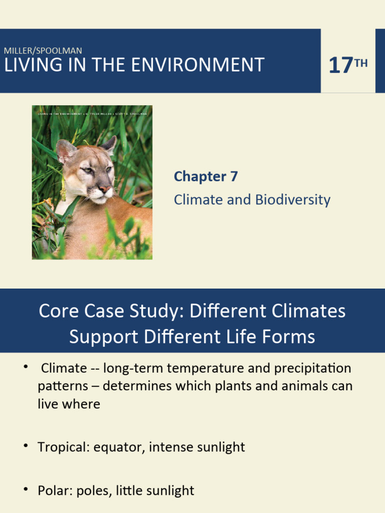 Chapter 7 Climate and Biodiversity | PDF | Forests | Atmosphere Of Earth