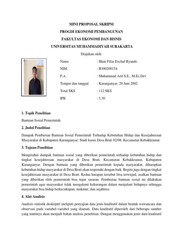 Mini Proposal 01 | PDF