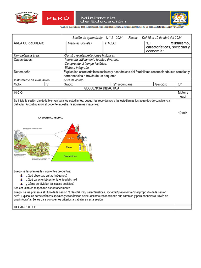 2 Sesion 2do CCSS | PDF | Evaluación | Infografia